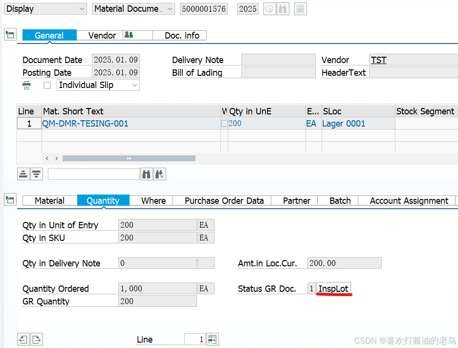 SAP QM Sample-drawing Procedure的使用_sap sample procedure-CSDN博客