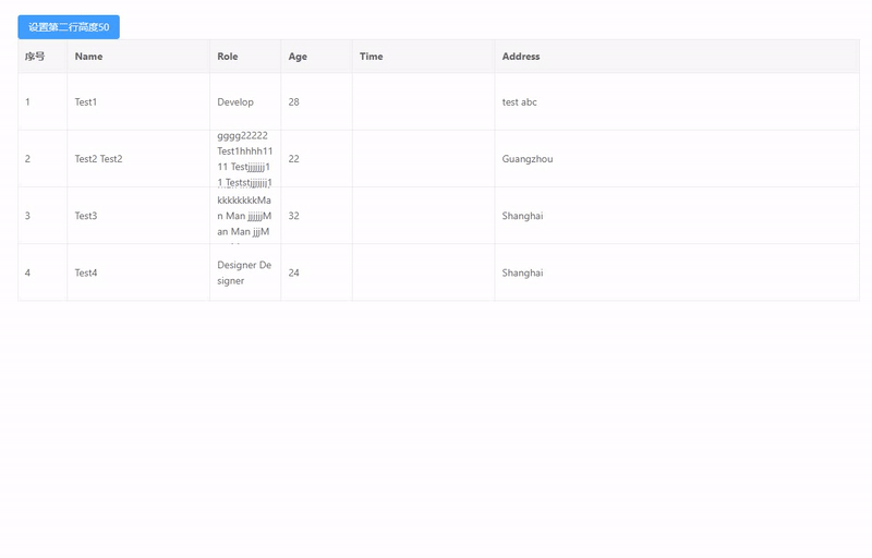 vxe-table 实现双击自适应行高，行高拖拽调整高度_vue vxetable 设置行高度-CSDN博客