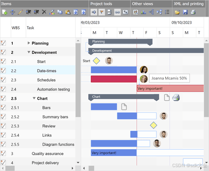 DlhSoft Gantt Chart Hyper Library for HTML5 2025-CSDN博客