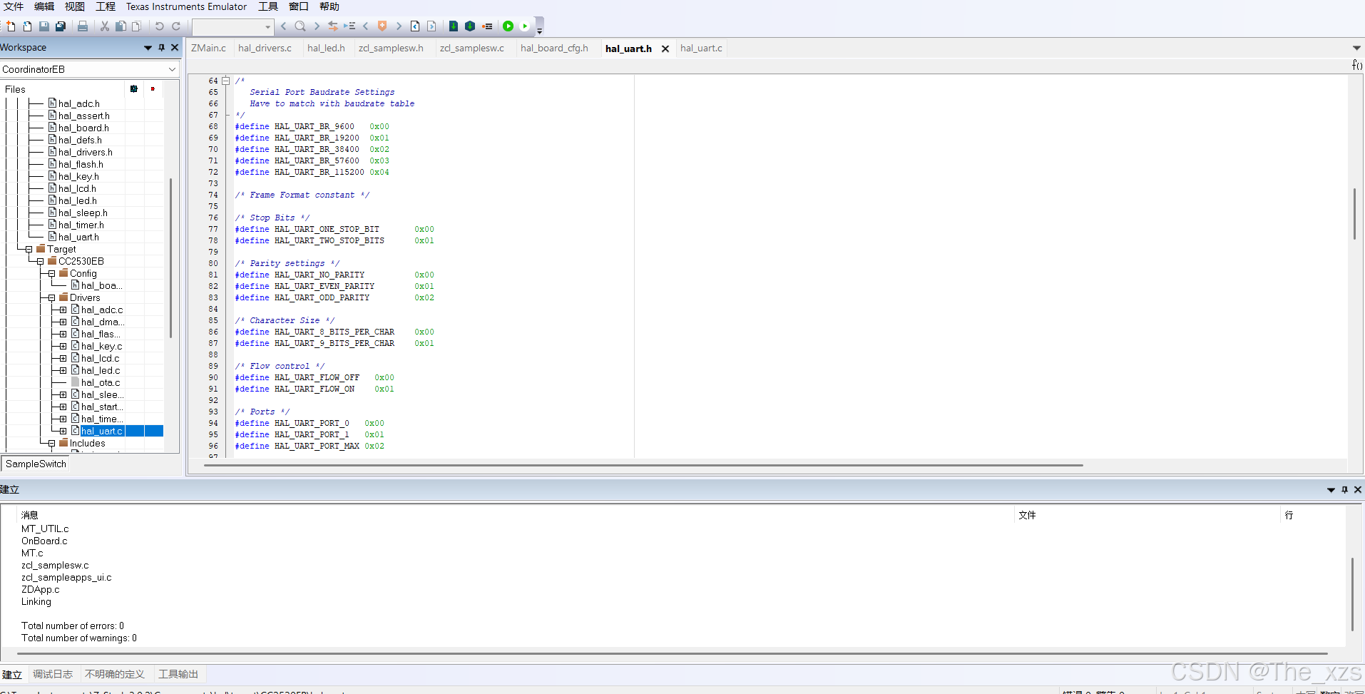 【CC2530 教程 十三】CC2530 Z-Stack 协议栈HAL调用_cc2530 hal-CSDN博客