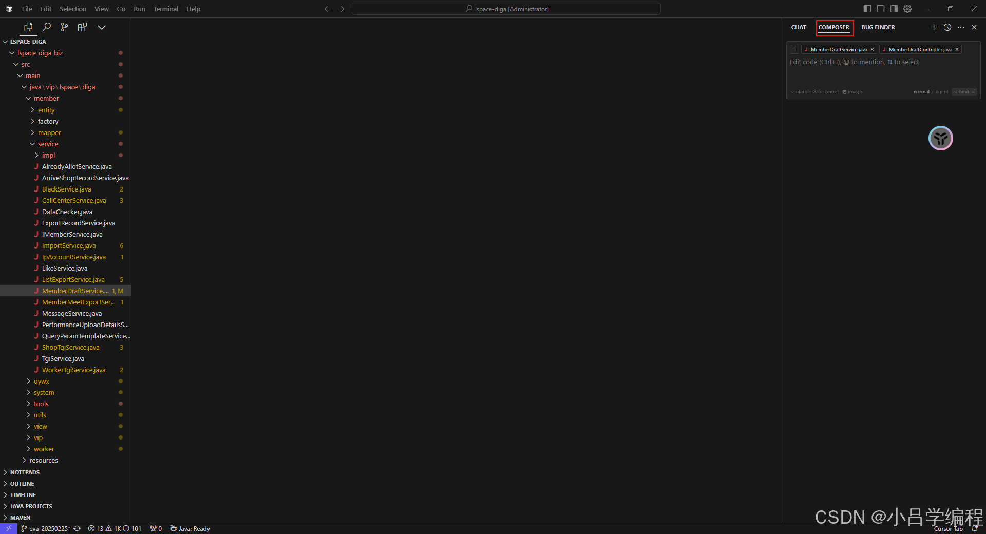 AI加持的代码革命：用Cursor提升java开发效率的秘诀_熬夜调研:从idea迁移到cursor后,我的工作效率提升了40%!-CSDN博客