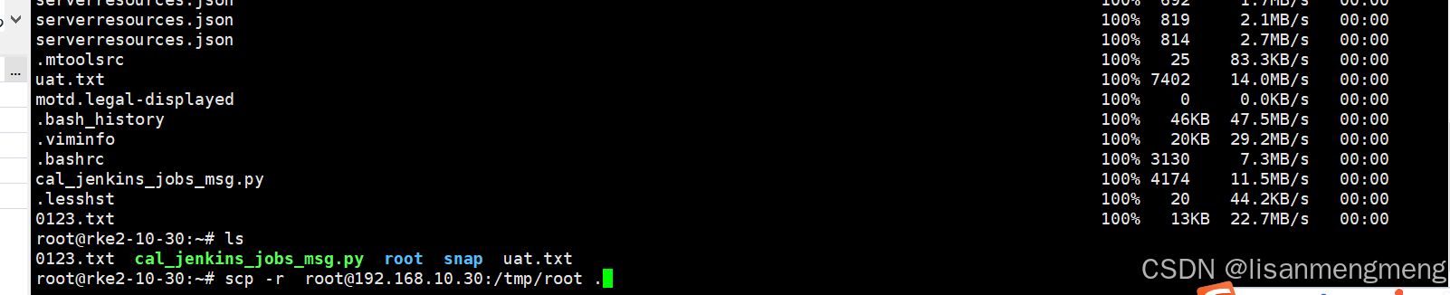 scp 命令介绍和使用案例_scp 命令行-CSDN博客