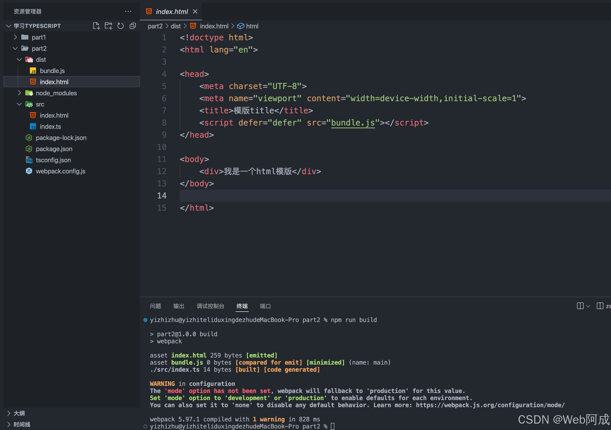 4.学习webpack配置 完善ts代码打包配置_让webpack支持ts-CSDN博客