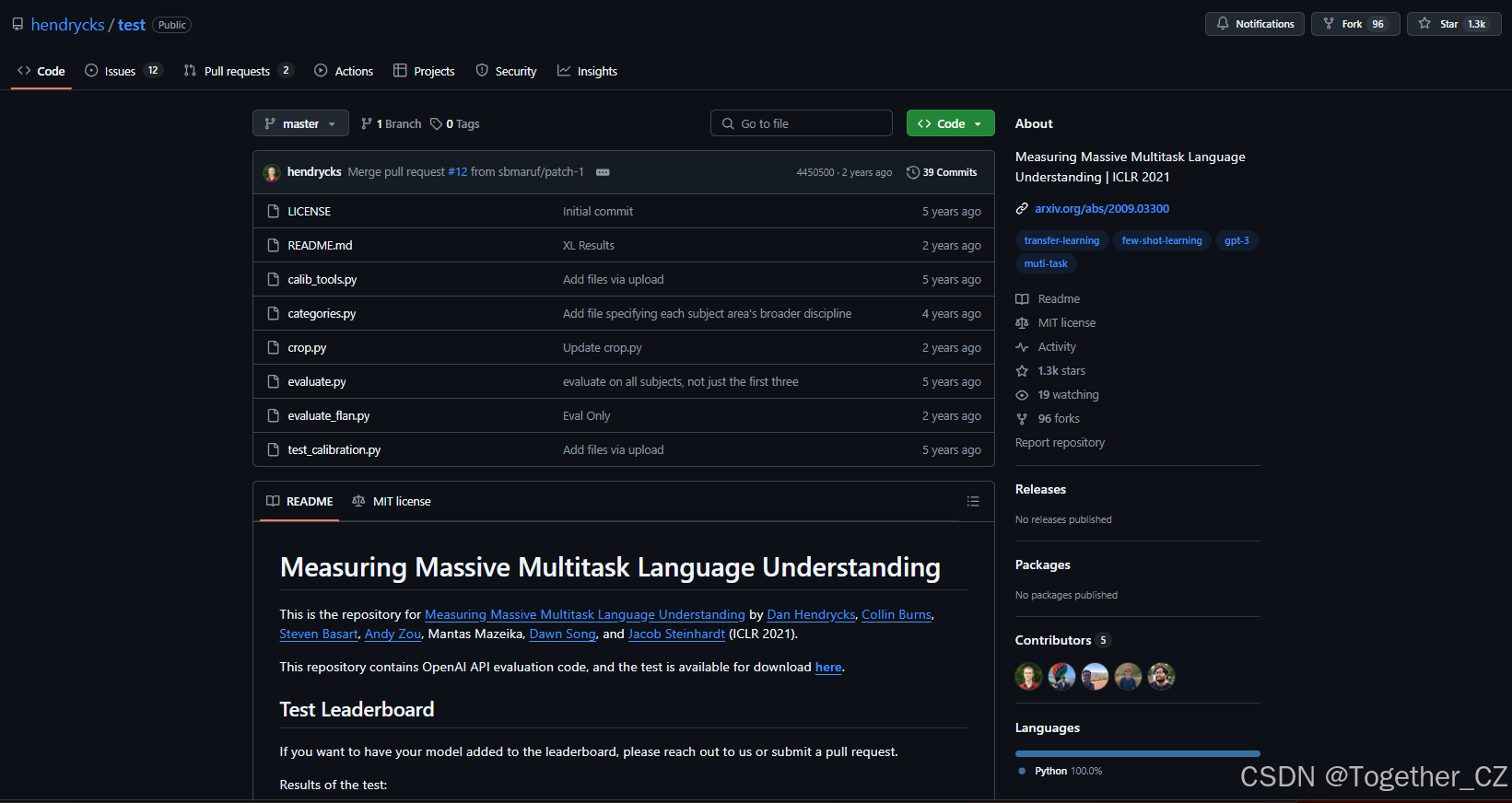 MEASURING MASSIVE MULTITASKLANGUAGE UNDERSTANDING——测量大规模多任务语言理解_measuring massive multitask ...
