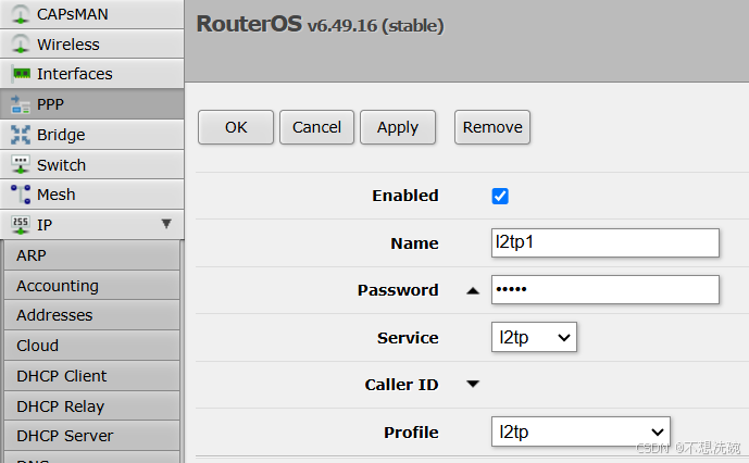 ROS v6.49.16 L2TP server设置步骤_ros l2tp设置-CSDN博客