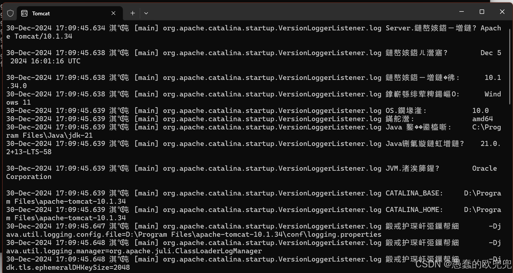 tomcat安装 JDK21_tomcat jdk21-CSDN博客