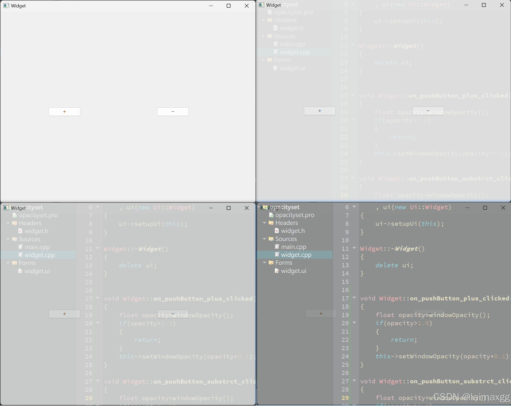 Qt常见控件属性使用方法（enable、geometry、QIcon、qrc、opacity、cursor、font、focusPolicy、sizePolicy）_qt ...