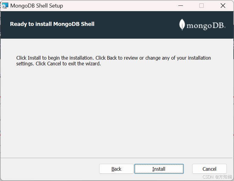 安装备忘录：MongoDB_mongodb compass下载-CSDN博客