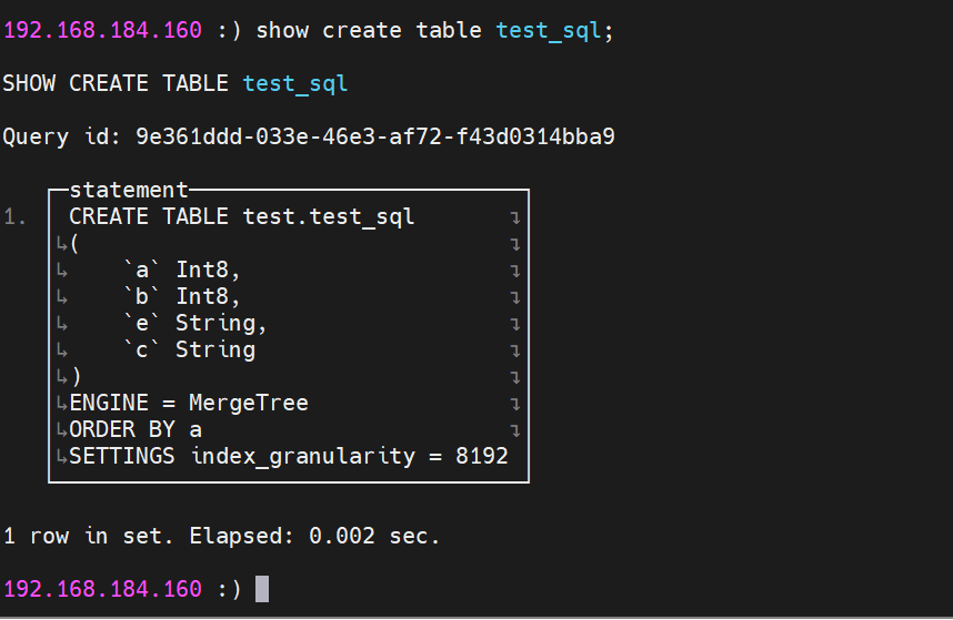 ClickHouse【使用篇】02：ClickHouse的SQL操作_clickhouse update语句-CSDN博客
