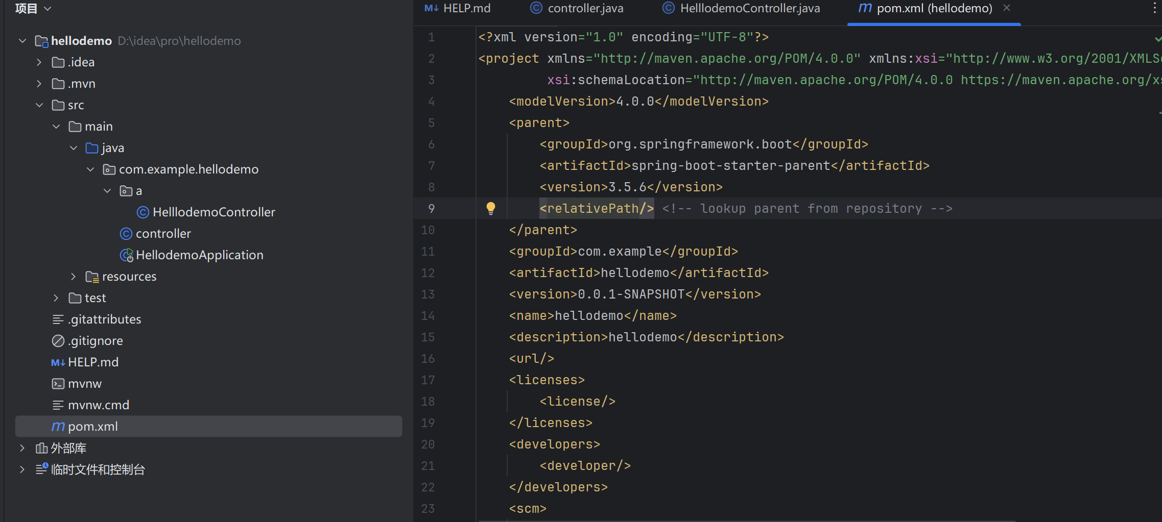 IDEA创建SpringBoot项目Maven依赖项@RestController、@GetMapping等爆红_idea springboot maven-CSDN博客