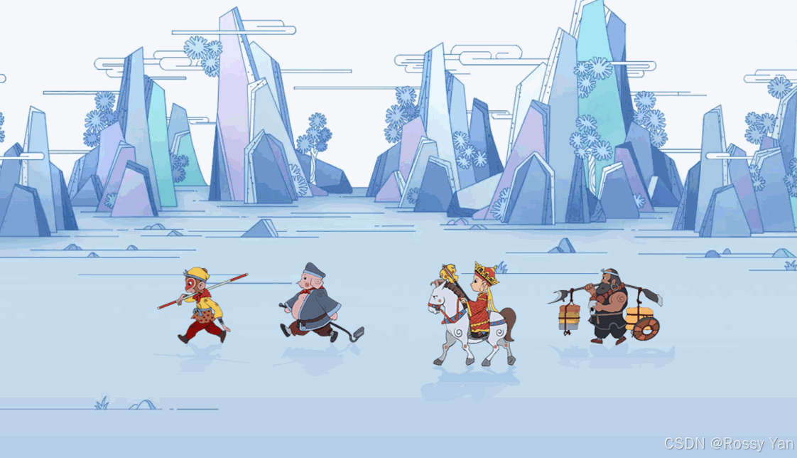 【CSS——Sprite Sheet 精灵图动画】西游记之西天取经（蓝桥杯真题-2419）【合集】_西天取经 css图片资源-CSDN博客