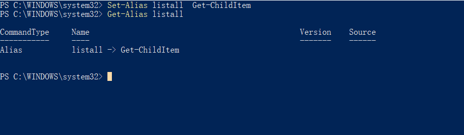 【powershell专栏】在powershell中定义命令的别名powershell从入门到精通 Csdn专栏 
