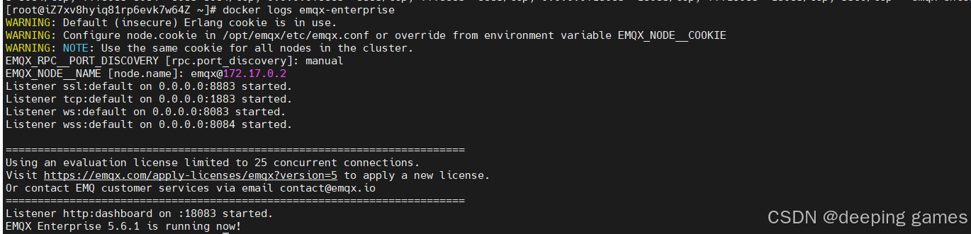 Docker安装EMQX_docker 安装emqx-CSDN博客