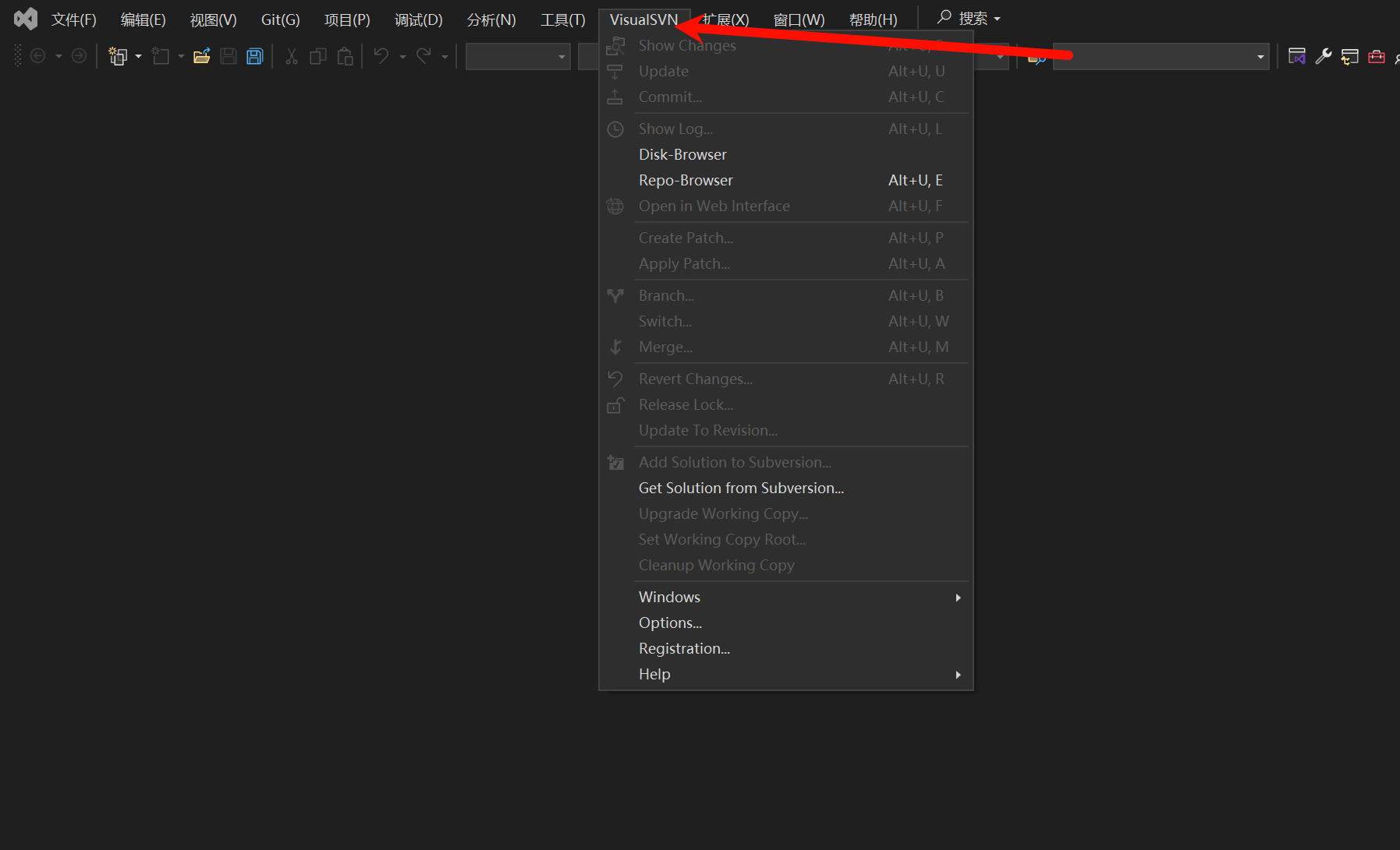 Visual Studio 2022插件使用SVN_visual studio svn-CSDN博客