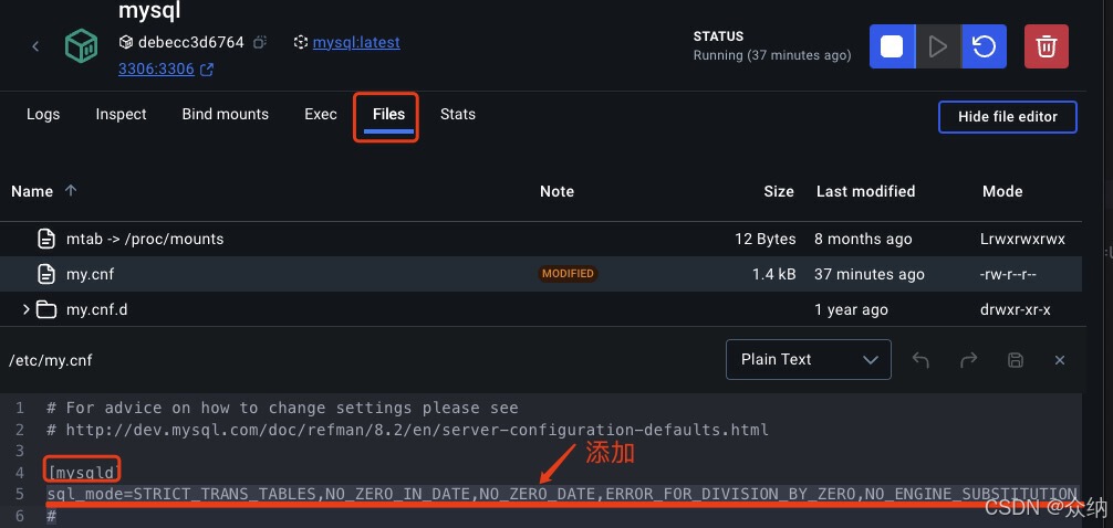 MySQL 8.0+ 出现‘sql_mode = only_full_group_by‘ 错误解决方案_mysql8 only full group by-CSDN博客