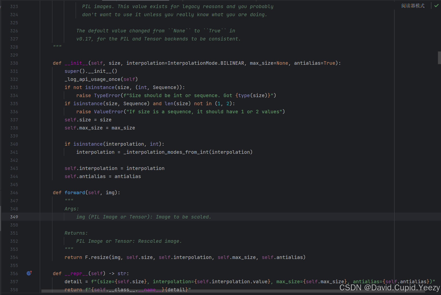 Transforms库常见类的使用(二）_transforms.centercrop和transforms.resize作用-CSDN博客