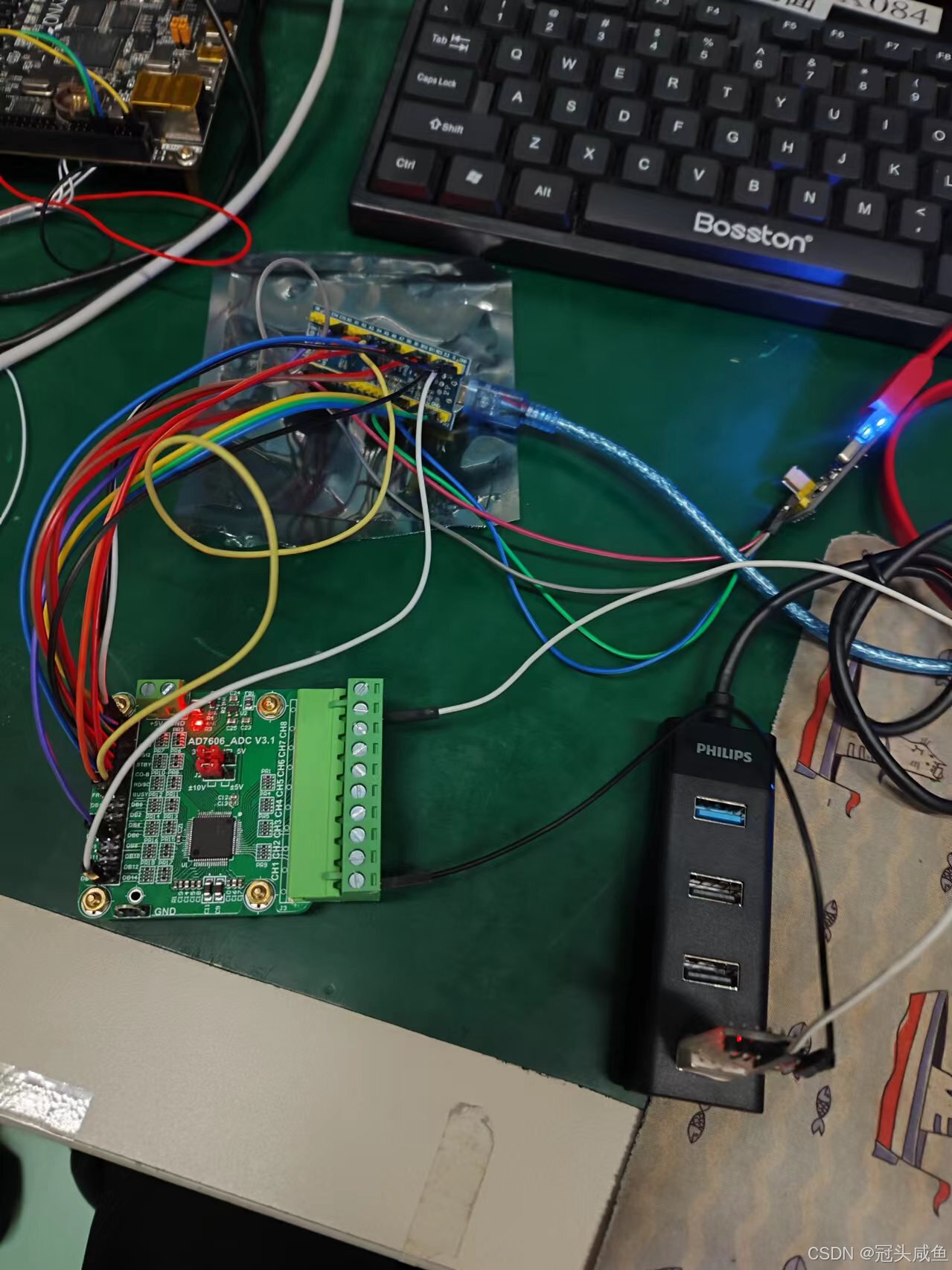 基于stm32 F103的ad7606驱动程序，串口打印电压数据ad7606 Stm32 Csdn博客 