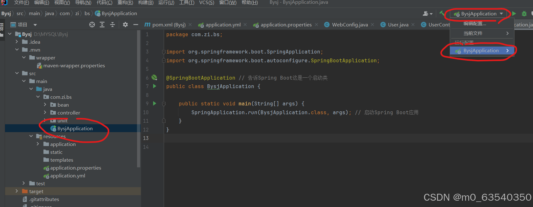 springboot运行找不到主类_springboot run 未定义主类-CSDN博客