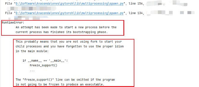 RuntimeError: An attempt has been made to start a new process before the current process has ...