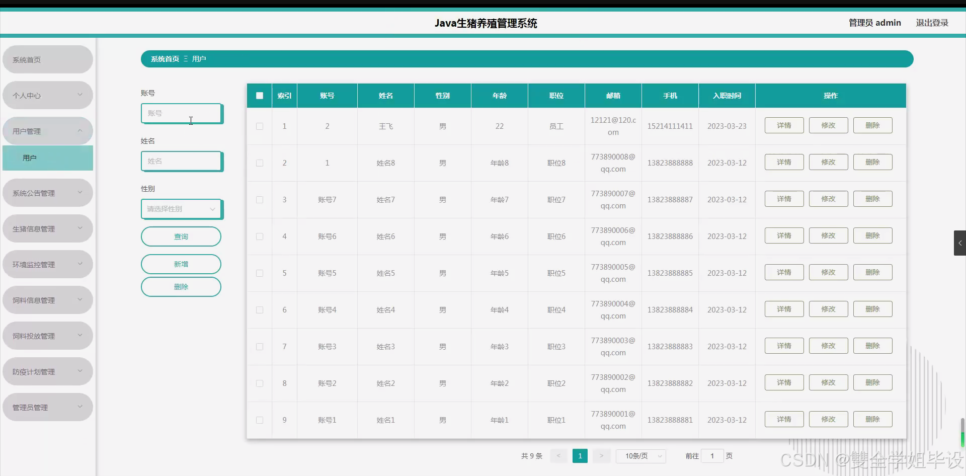 开题flask框架生猪养殖管理系统（程序论文python）python的flask搭建养殖 Csdn博客