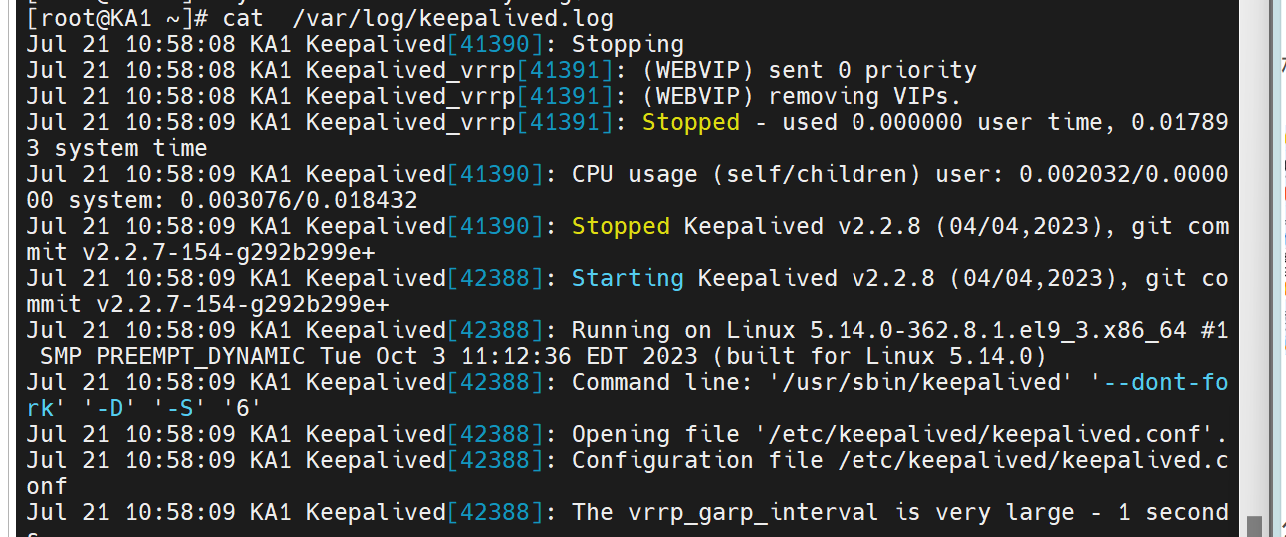 高可用集群KEEPALIVED_高可用 keepalived-CSDN博客