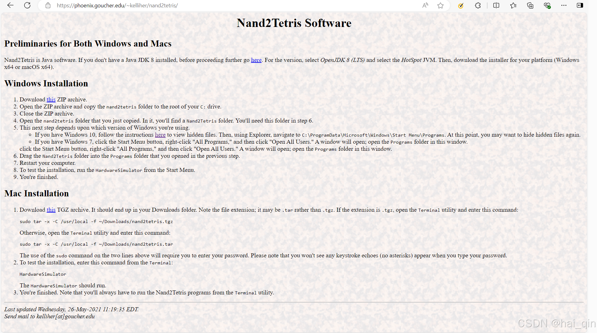 Nand2Tetris学习配套工具_nand2tetris的官网进不去了, 课程软件在哪里下载-CSDN博客