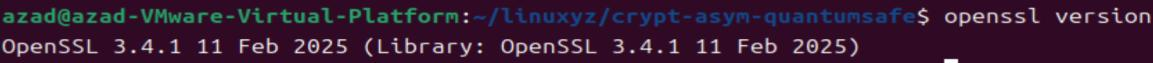 使用 OpenSSL 和 Open Quantum Safe 项目在 C 语言中开发 Post Quantum TLS 服务器/客户端 _openssl 3.5 抗量子tls-CSDN博客
