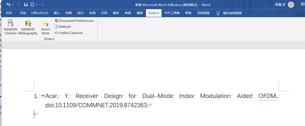 5分钟学会：MDPI期刊参考文献引用在Word文档中（zotero超简单方法）_mdpi参考文献格式-CSDN博客
