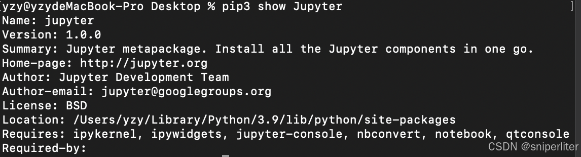 【python学习】之Jupyter notebook如何在mac上启动_macos_sniperliter-AI编程社区