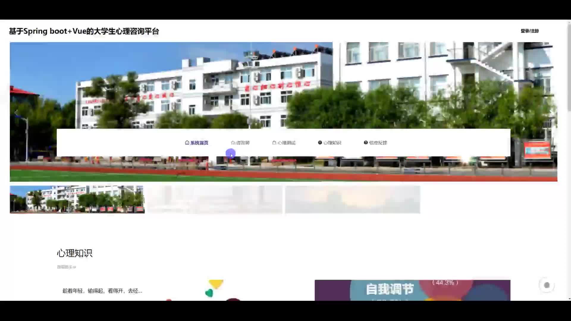 基于spring Bootvue的大学生心理咨询平台系统基于springboot的学生心理咨询评估系统 Csdn博客