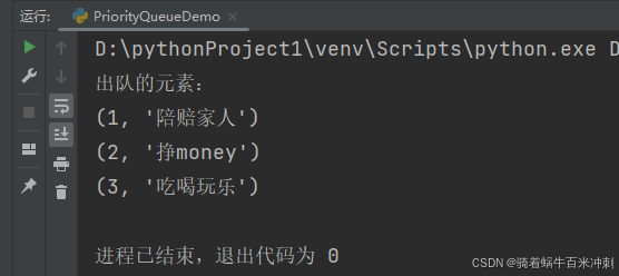 一步一步学python之(26)队列 Priorityqueue优先级队列python Priorityqueue Csdn博客