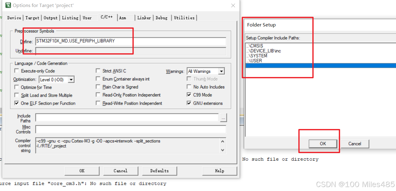搭建STM32F103C8T6工程并编译测试_stm32f103c8t6 keil设置-CSDN博客