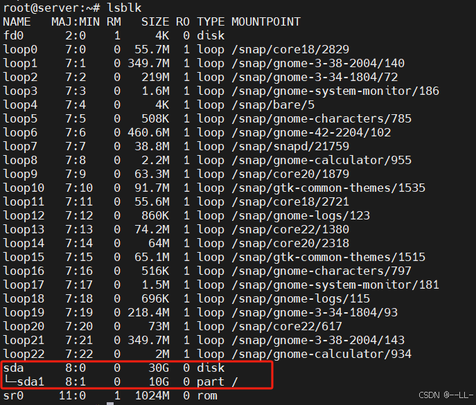Ubuntu18扩容磁盘到根目录_cfdisk 扩容-CSDN博客