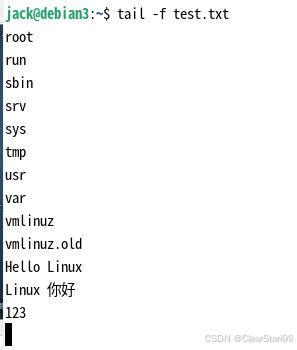 【linux】echo、tail 和 重定向符_tail grep 特殊符号-CSDN博客