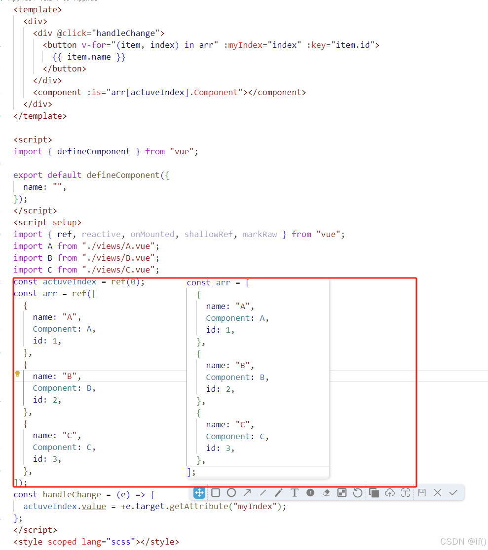 关于Vue3的component_component that was made reactive: [object object]-CSDN博客