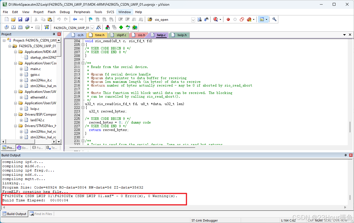 关于STM32F429+STM32CubeMx 6.12 + LWIP实现TCP/UDP通讯_stm32cubemx lwip-CSDN博客