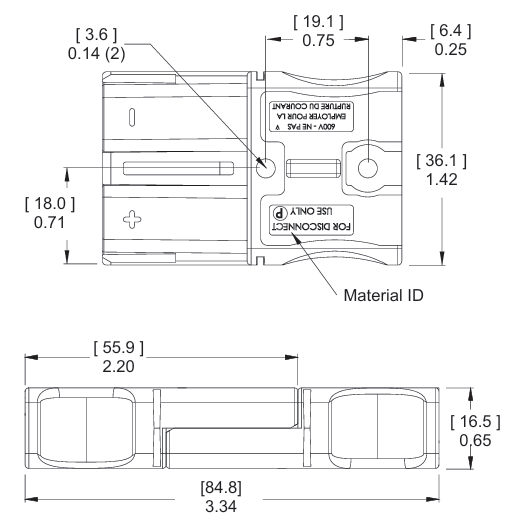 ANDERSON POWER SBS75XBLK 电源连接器/插接器-CSDN博客