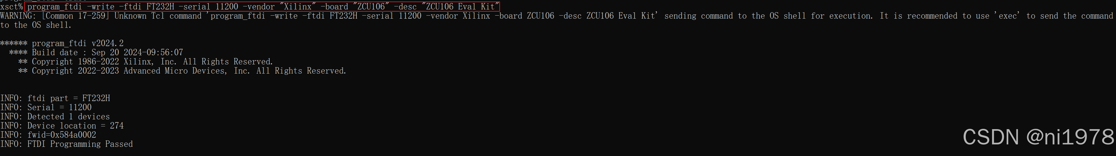 ZCU106开发板恢复FT232H JTAG连接方法_vivado program ftdi-CSDN博客