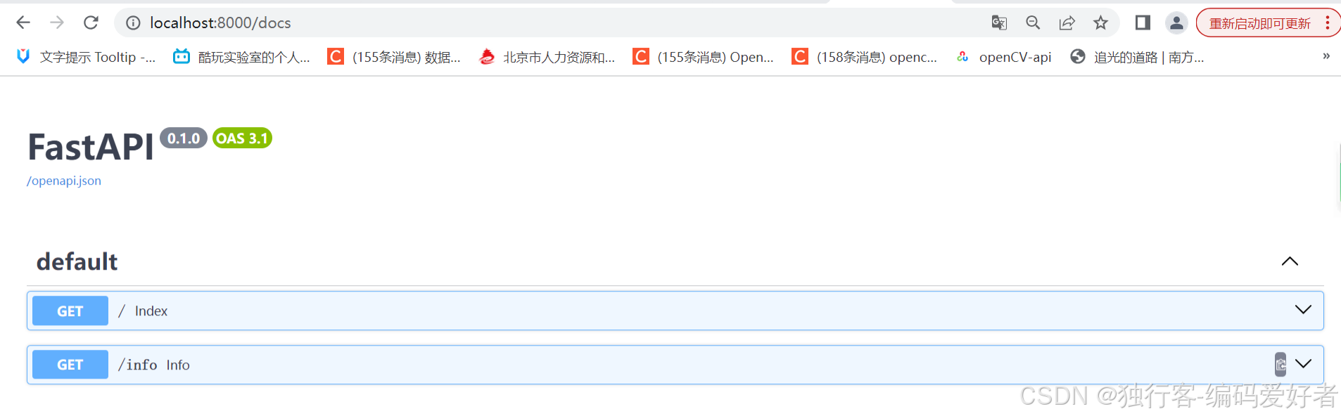一、FastApi-快速入门-CSDN博客