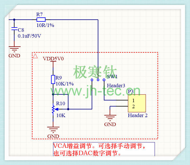 VCA810 AGC/VCA原理图电路图PCB设计以及注意事项_vca810输入输出关系-CSDN博客