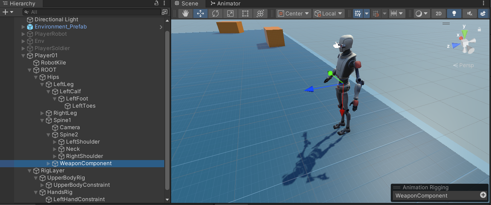 Unity2022（LTS）IK控制（二）手部枪械IK控制_unity 设置手腕ik-CSDN博客