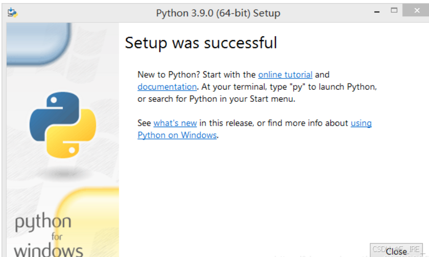 Python3.9安装_python 3.9下载-CSDN博客