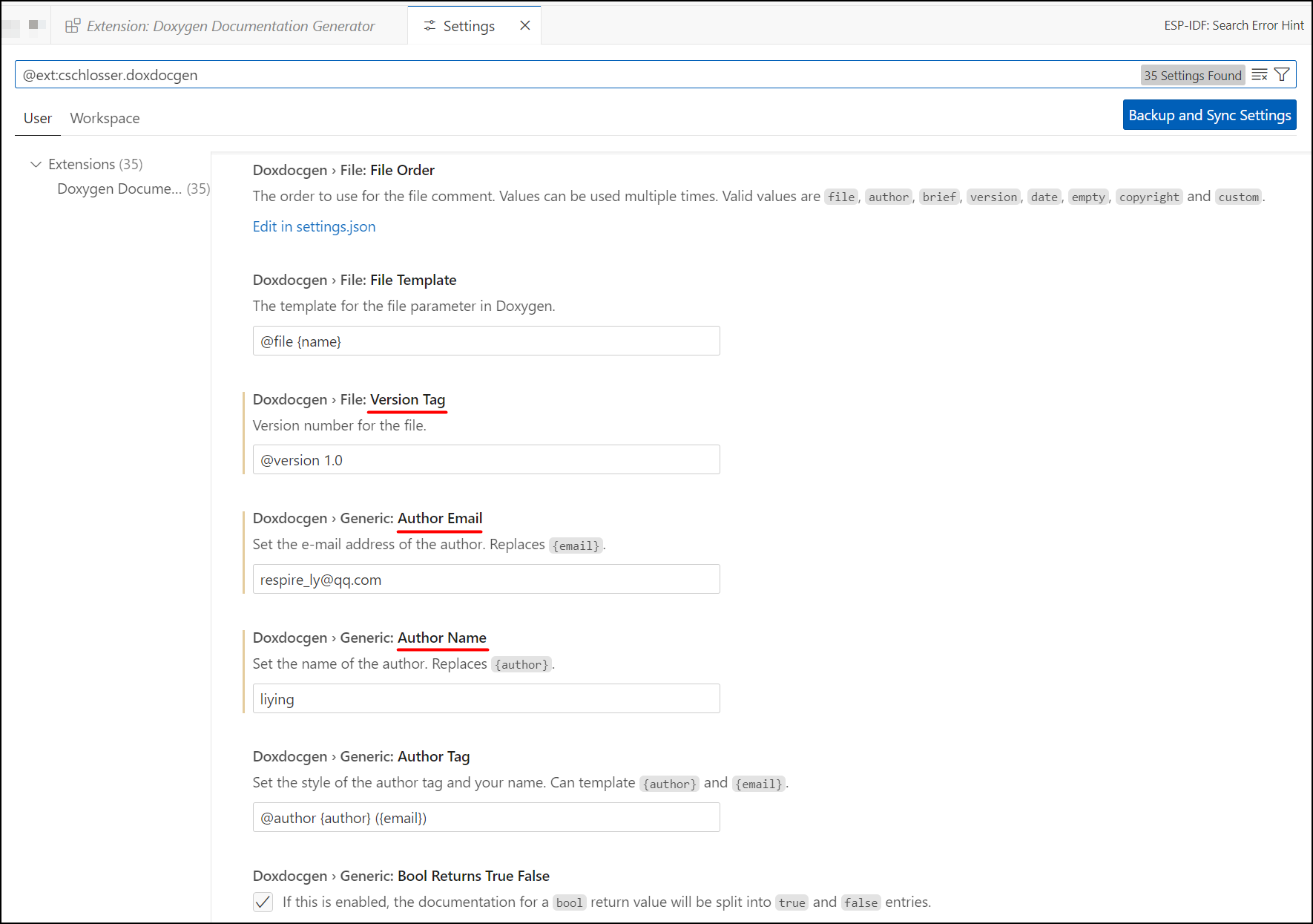 在VSCode中使用Doxygen插件注释代码 + Doxygen GUI生成API文档_vscode doxygen插件-CSDN博客