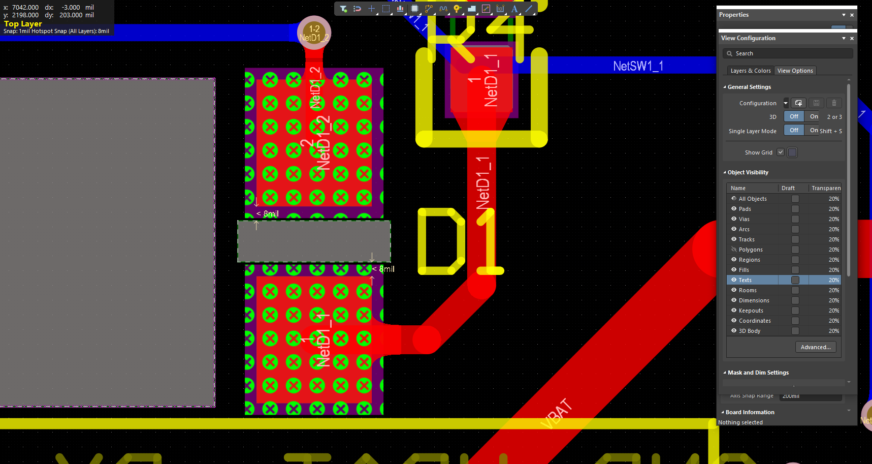 AD常见报错：Clearance Constraint-CSDN博客