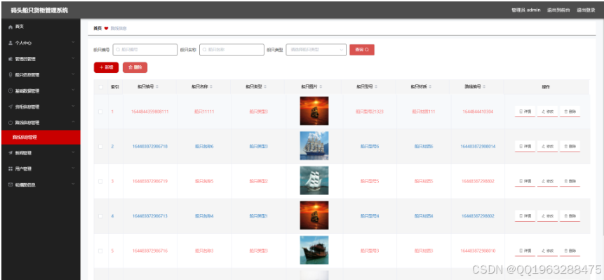 python基于django/flask码头船只出行和货柜管理系统Django-SpringBoot-php-Node.js-flask-CSDN博客