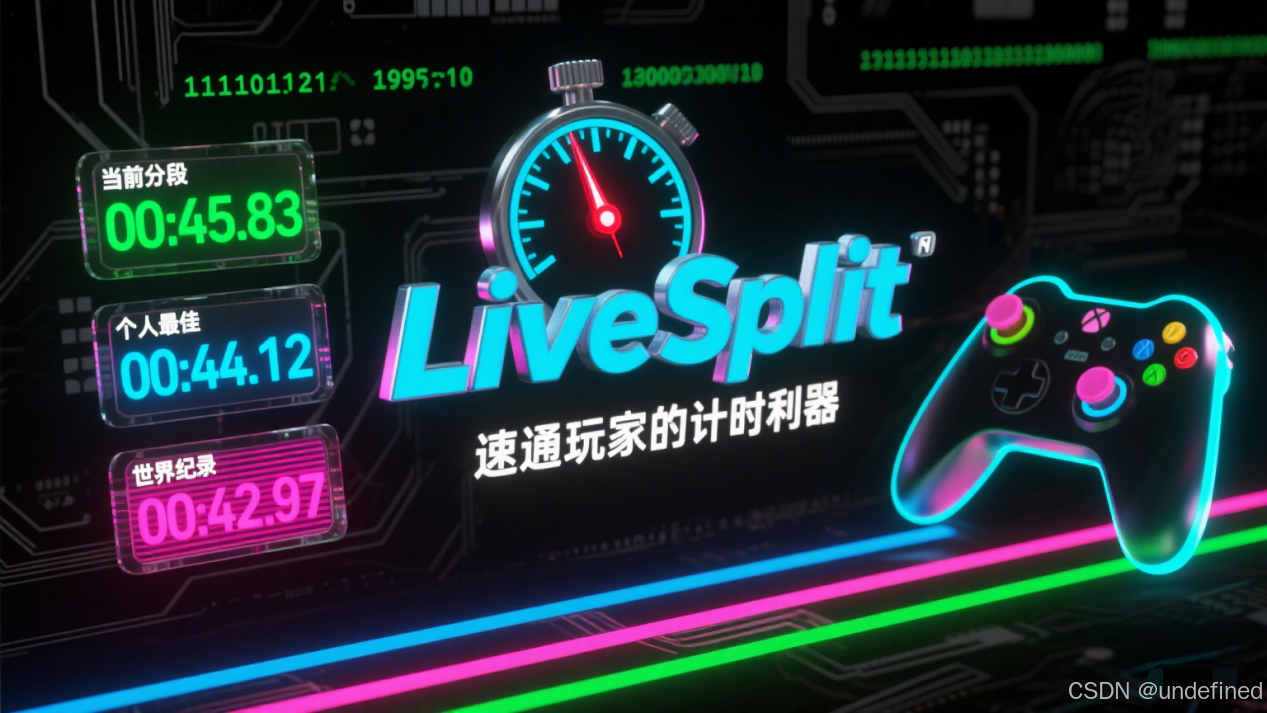 LiveSplit：速通计时神器，自动分段对比世界纪录跨平台_livespiit下载-CSDN博客