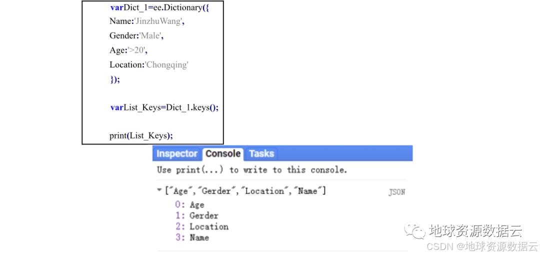 GEE的数据类型教程(Dictionary)-CSDN博客