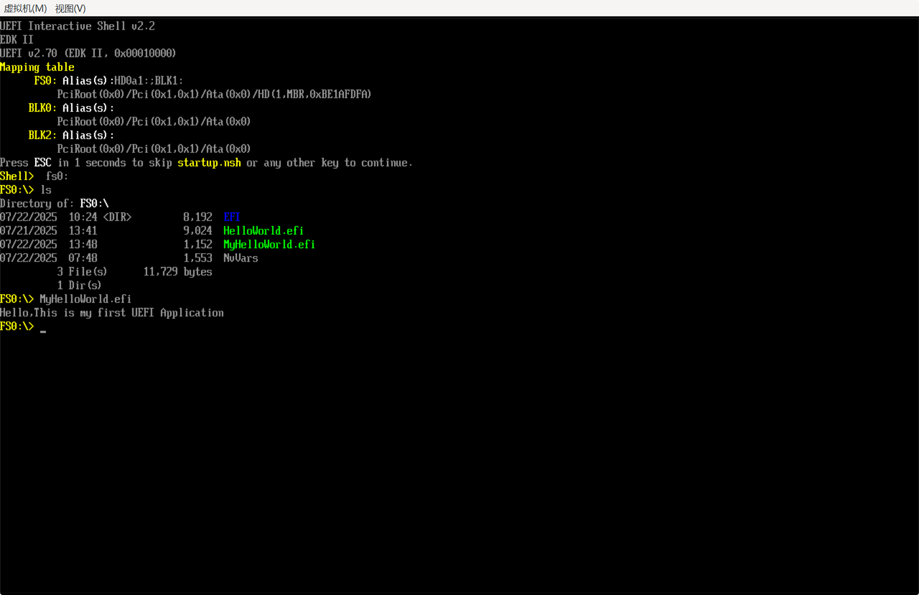 UEFI学习笔记（3）——编译自己的包和HelloWorld程序_uefi helloworld-CSDN博客