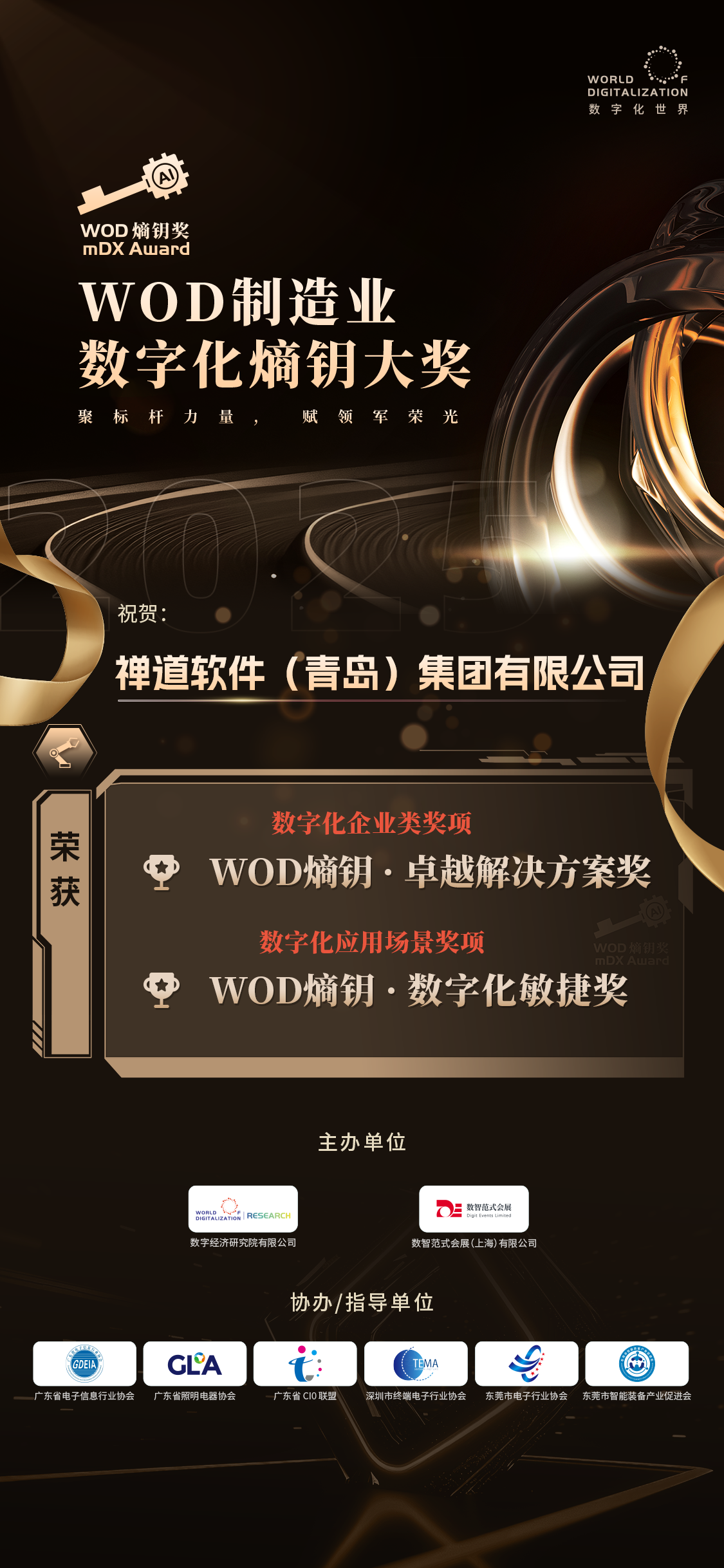 实力担当，共筑智造新生态：禅道斩获WOD熵钥奖两项大奖-CSDN博客