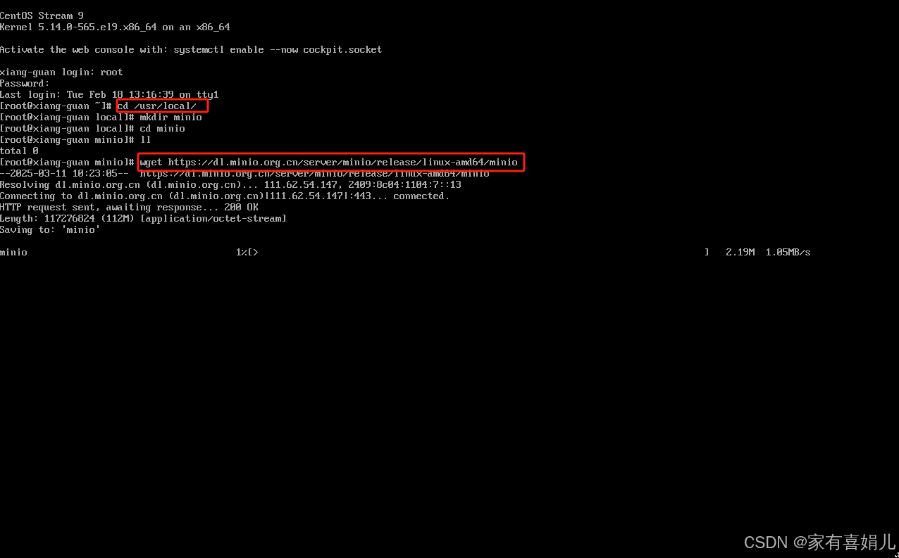 十、CentOS Stream 9 安装 Minio_centos9 mini-CSDN博客
